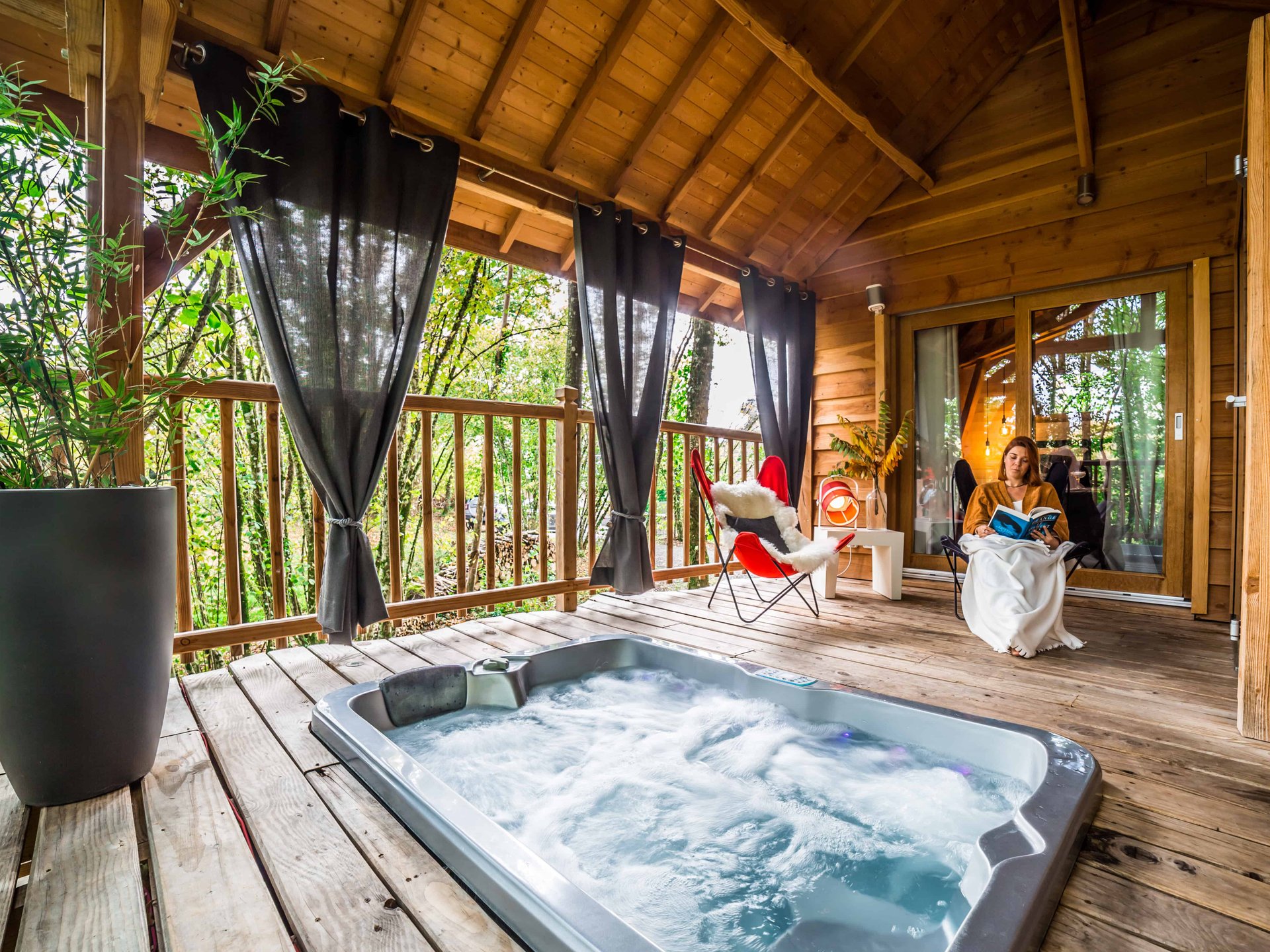 Cabane Spa Cyprès Si Haut - Limousin