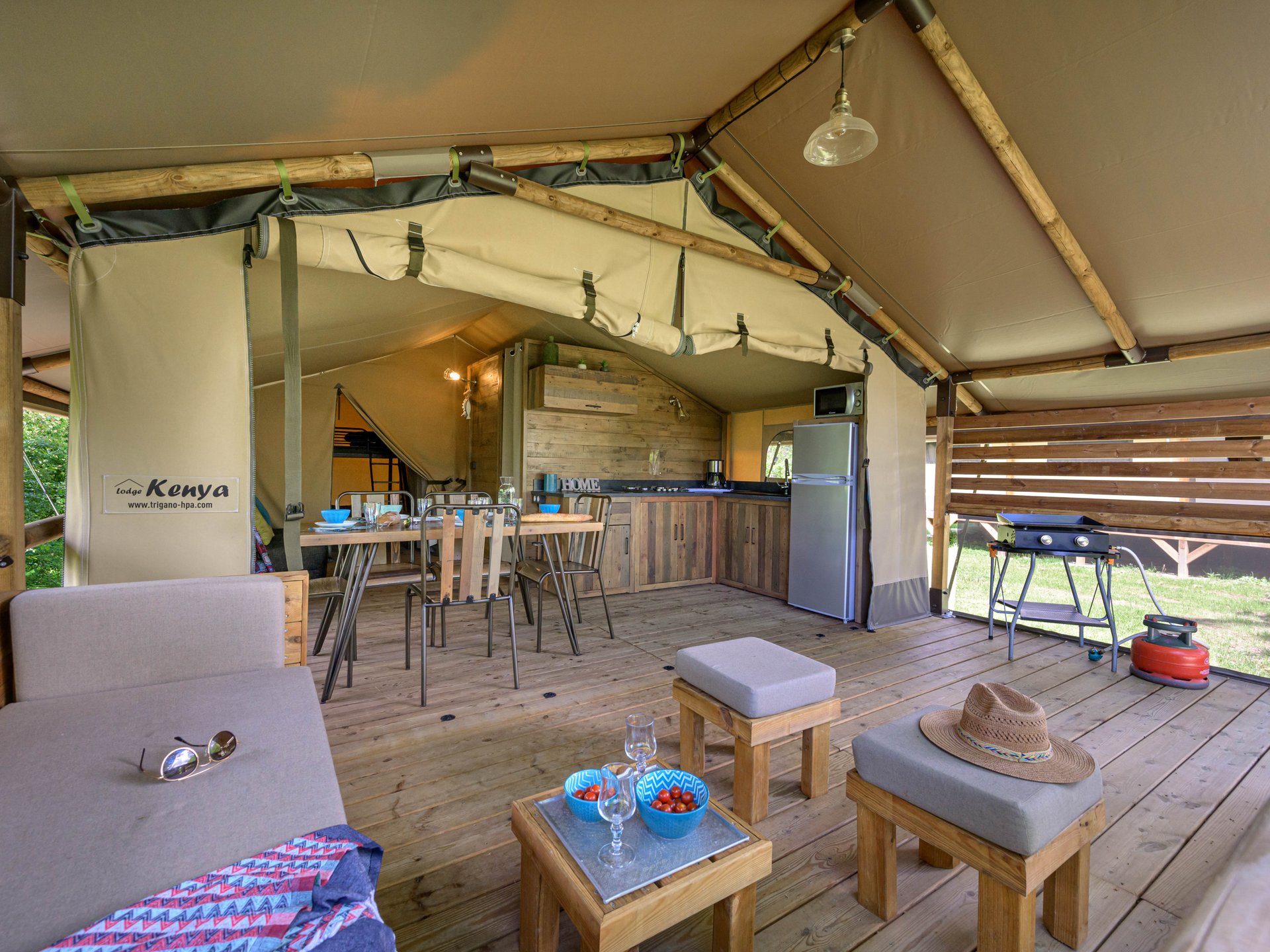 Lodge Kenya Vintage Confort 46m2 - Drôme