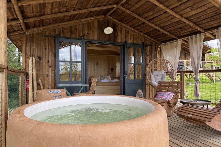 Cabane Lodge Duo Spa (17 M² - 1 Ch - 2 Pers.) - Centro