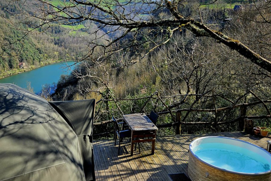 Dôme Sweet Dream & Spa Avec Vue Rivière - Aveyron