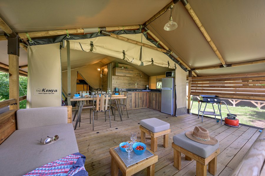Lodge Kenya Vintage Confort 46m2 - Drôme