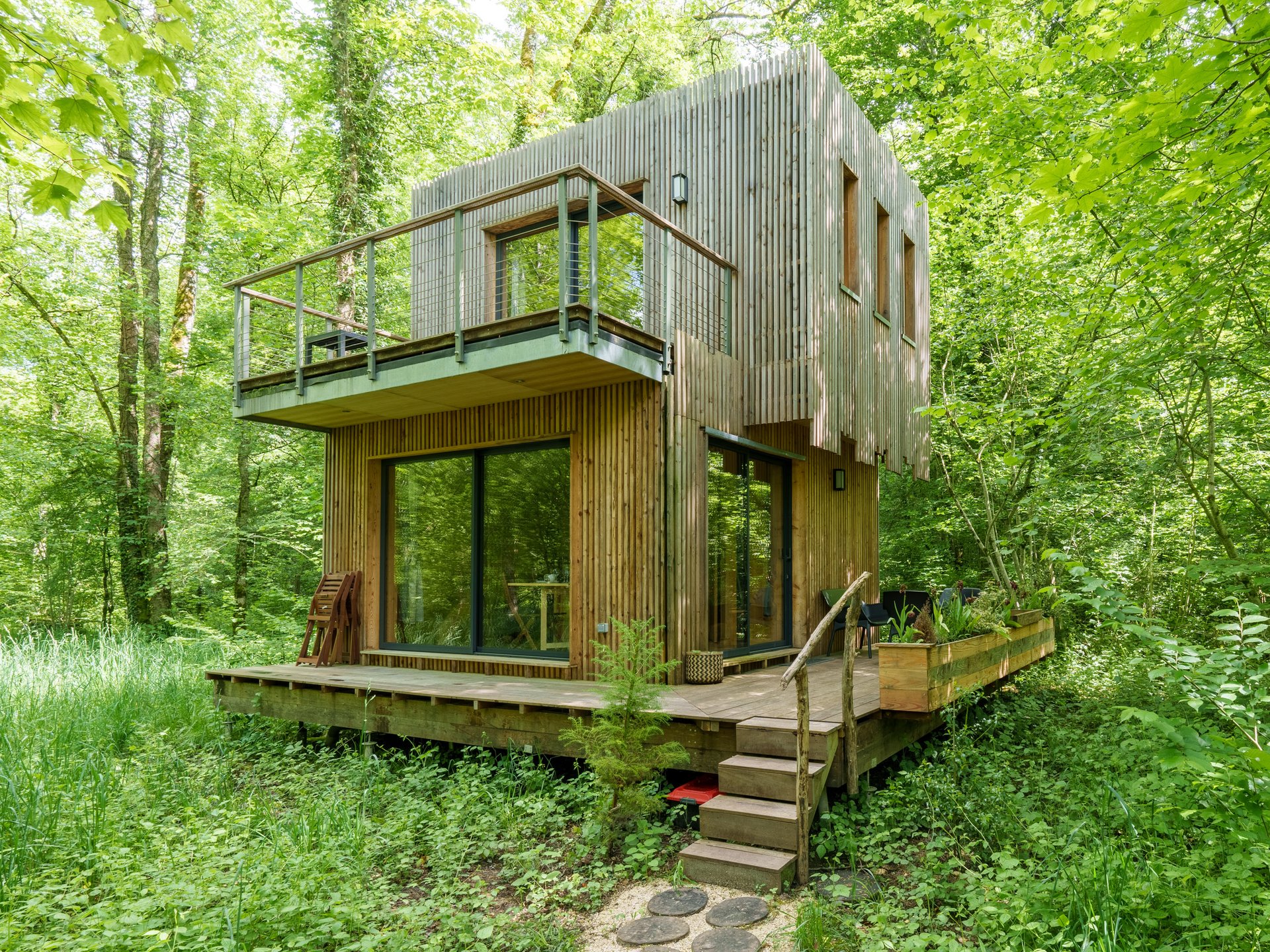 Cabane Corydalis & Balnéo - Haute-Marne