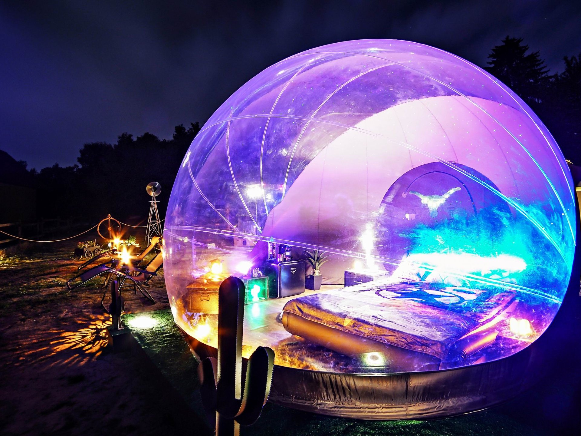 Bulle Texas – Glamping De Luxe  & Spa – Lac Aiguebelette - Lac d'Aiguebelette