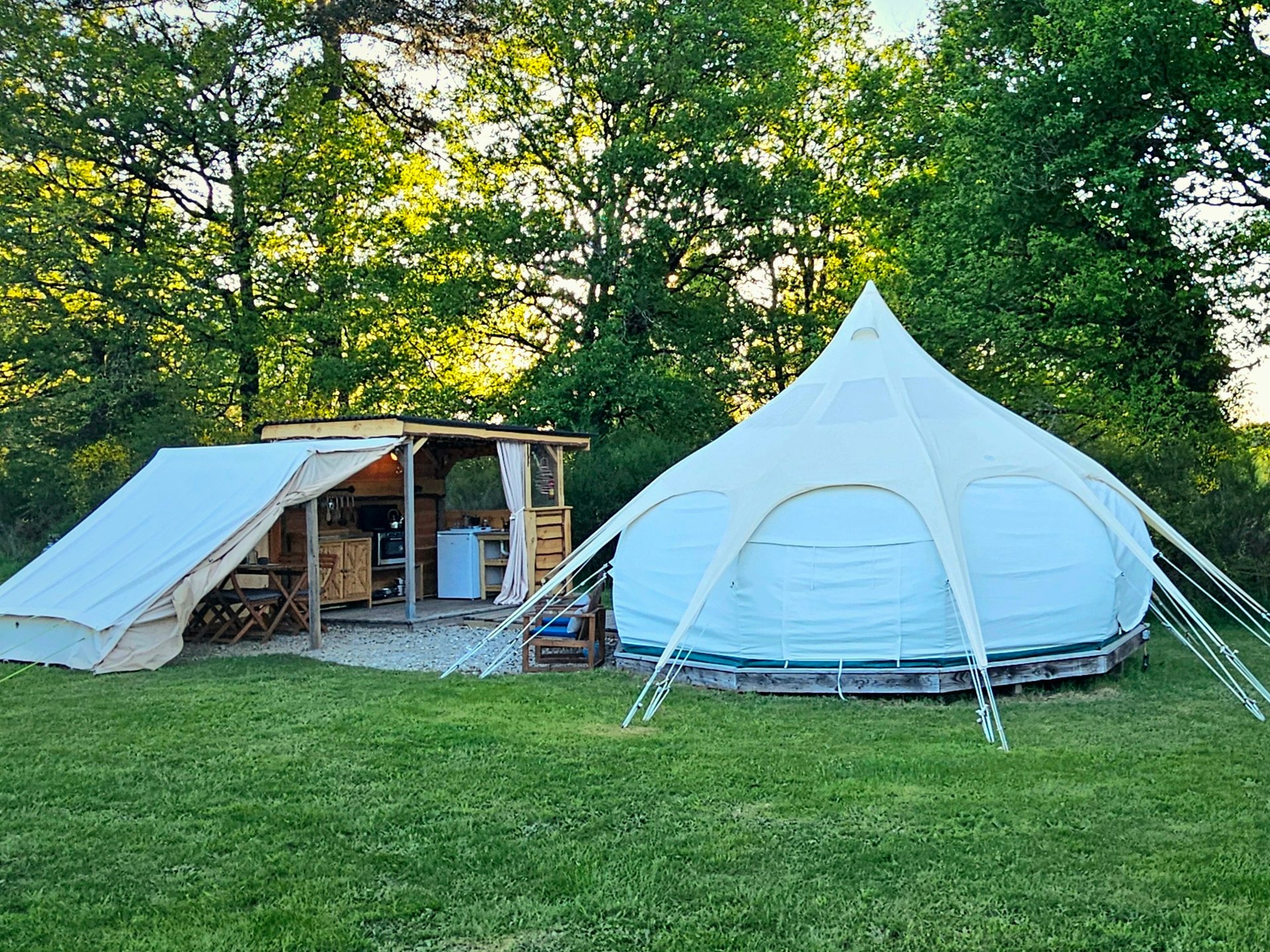 Lotus Belle Tipi Le Ranch Camping Et Glamping - Corrèze